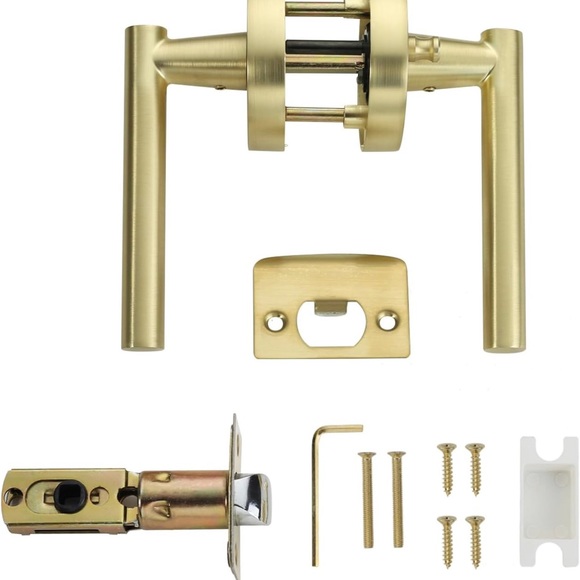 Other | Pack Gold Interior Privacy Door Handles Heavy Duty Interior ...